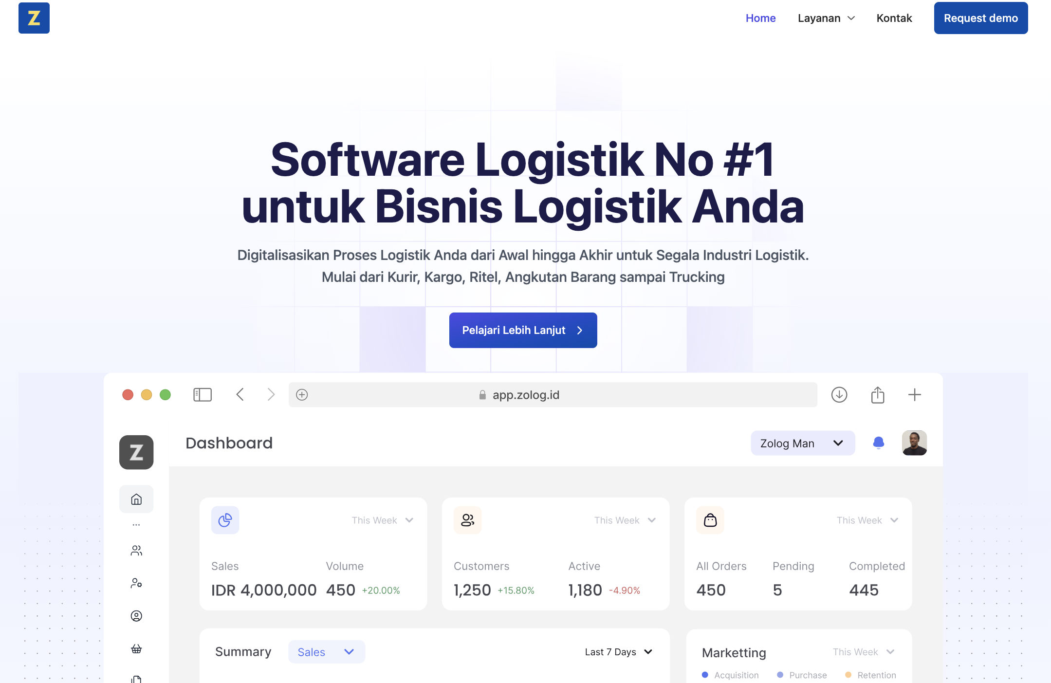 Aplikasi & Software Logistik No #1
